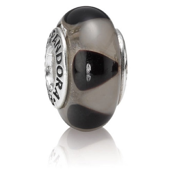 Pandora | Jewelry | Pandora Retired Captivating Black Murano Glass ...